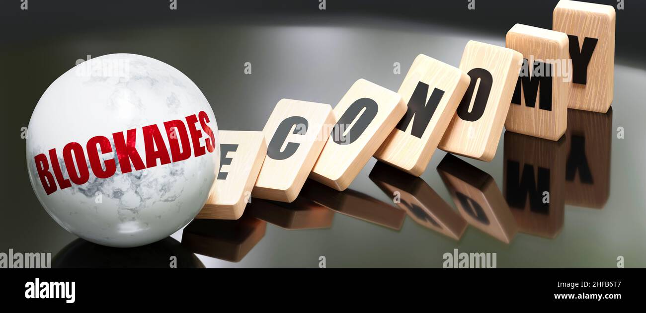 Blockades, economy and a domino effect - chain reaction in the economy ...