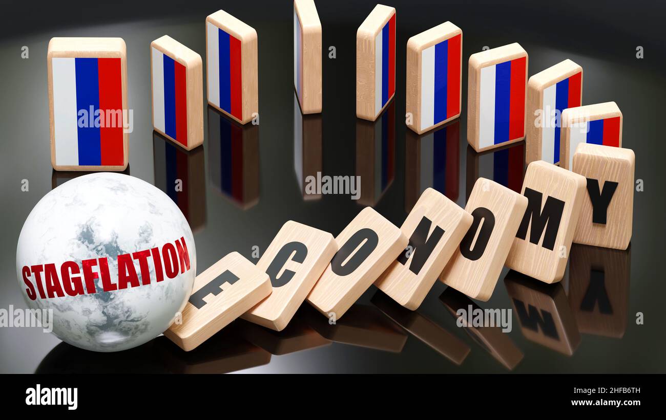 Russia and stagflation, economy and domino effect - chain reaction in ...
