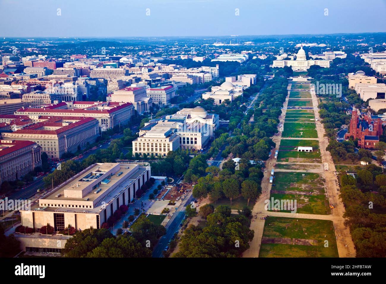 Dc capitol aerial street hi-res stock photography and images - Alamy
