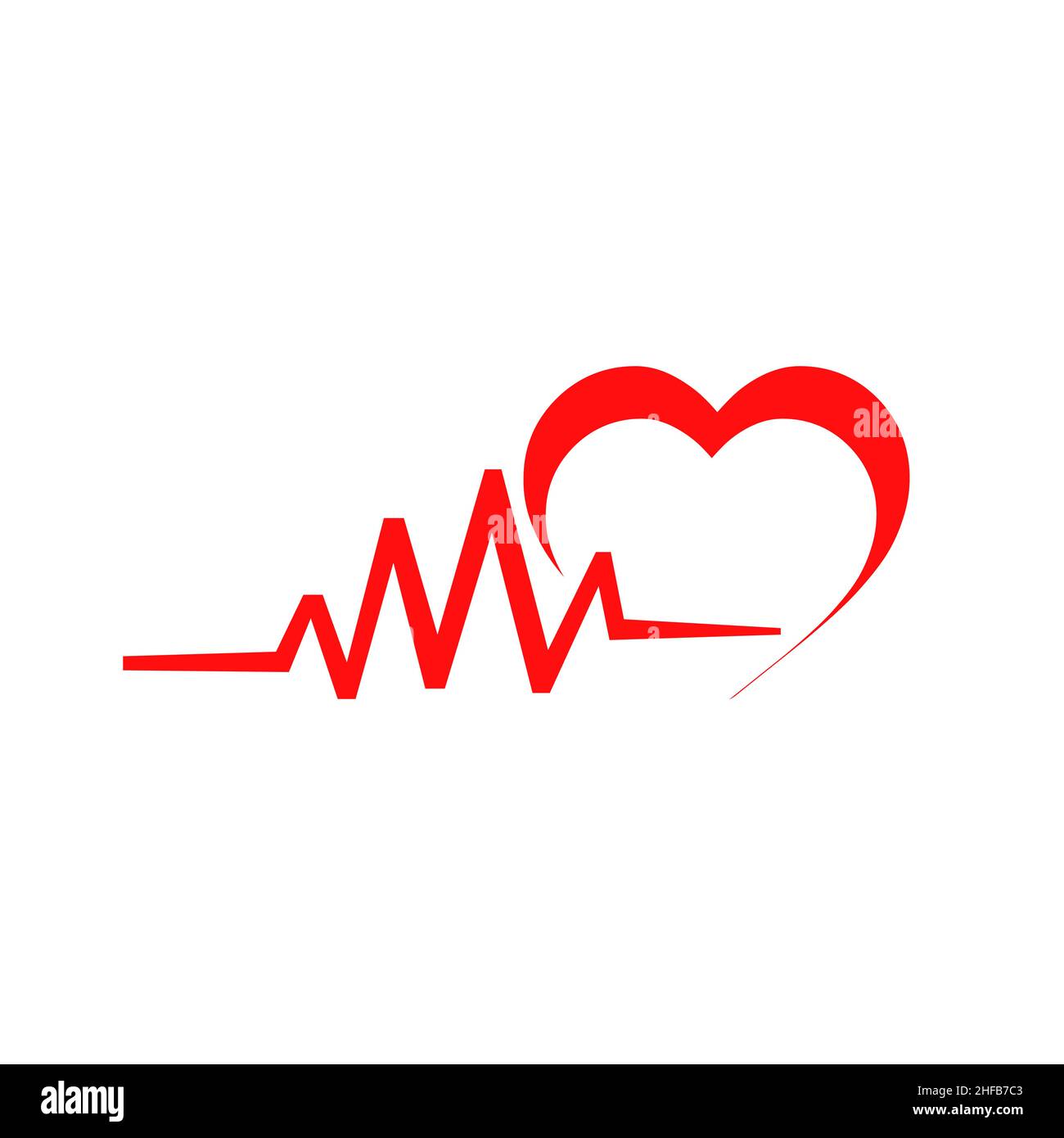 Cardiology healthcare medical pharmacy logo design Stock Vector Image ...