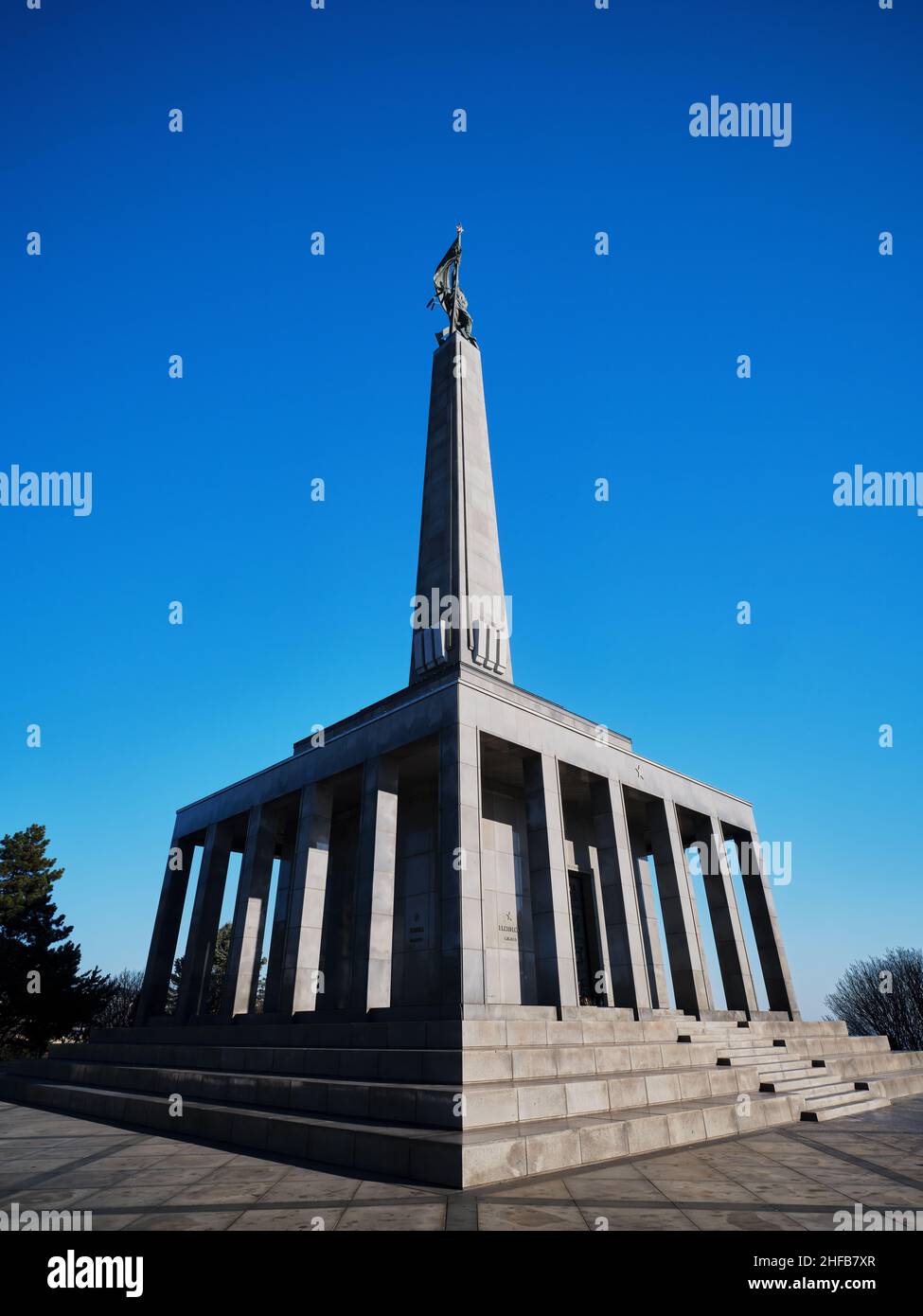 Slavin monument and cemetery of the soldiers of the Soviet Army killed ...
