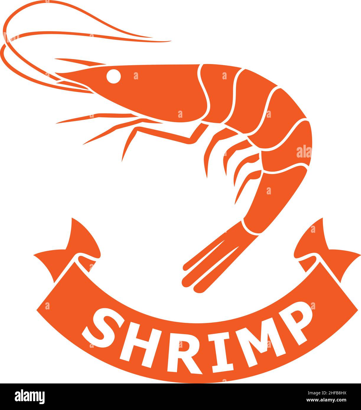 Shrimp icon vector illustration Stock Vector Image & Art - Alamy