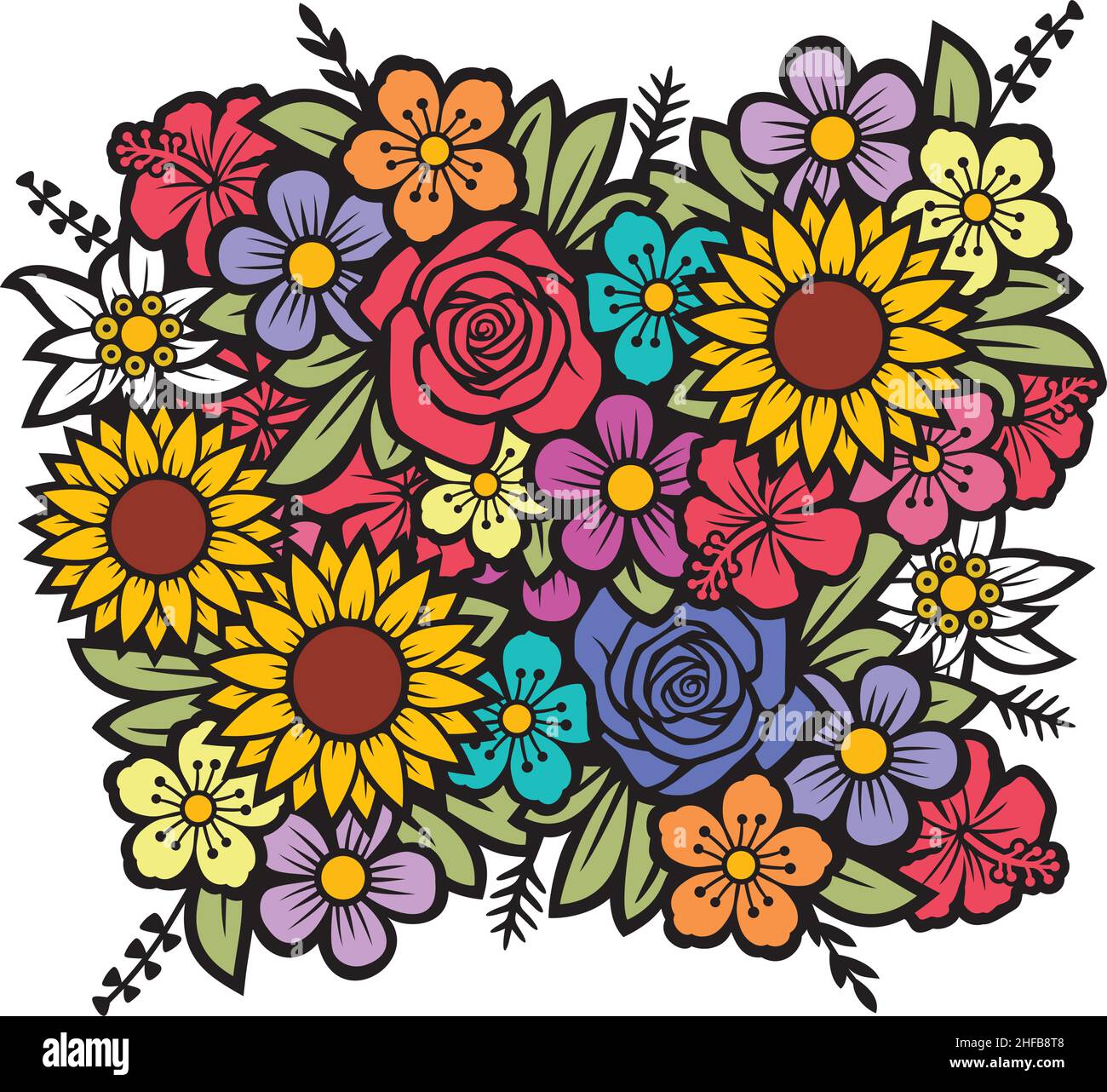 Psychedelic Flowers Tumblr