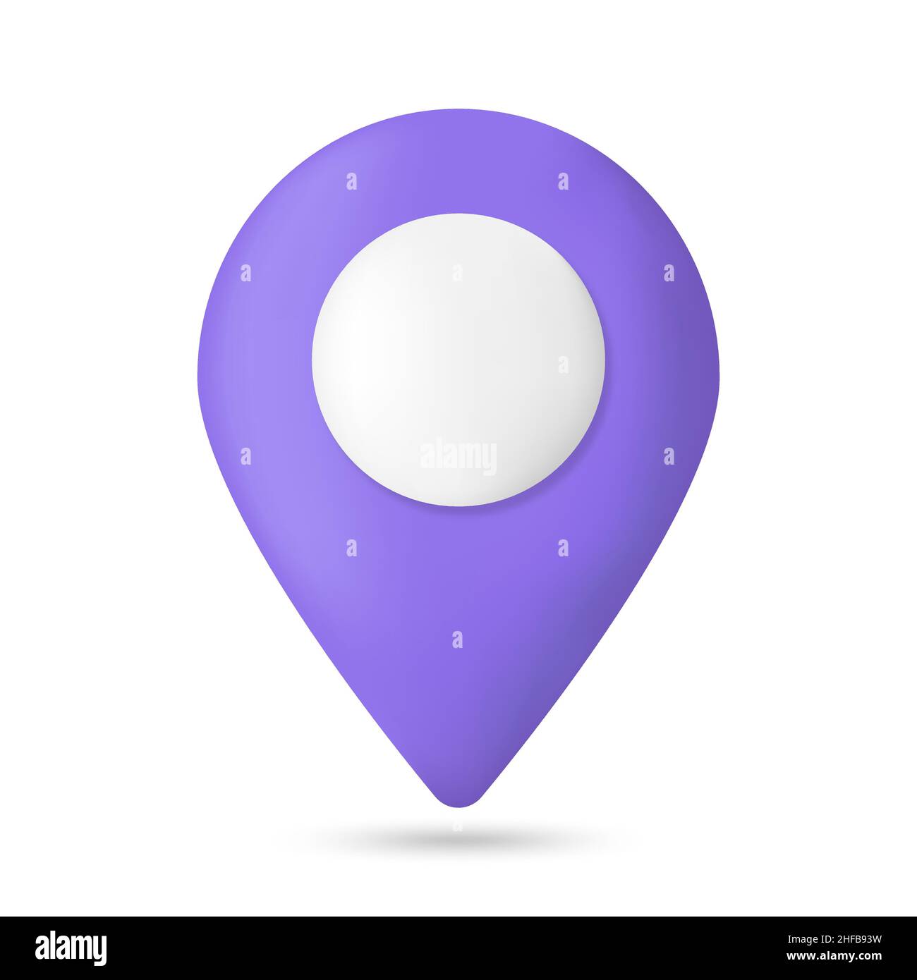 Realistic 3d map pin pointer icon Stock Vector Image & Art - Alamy