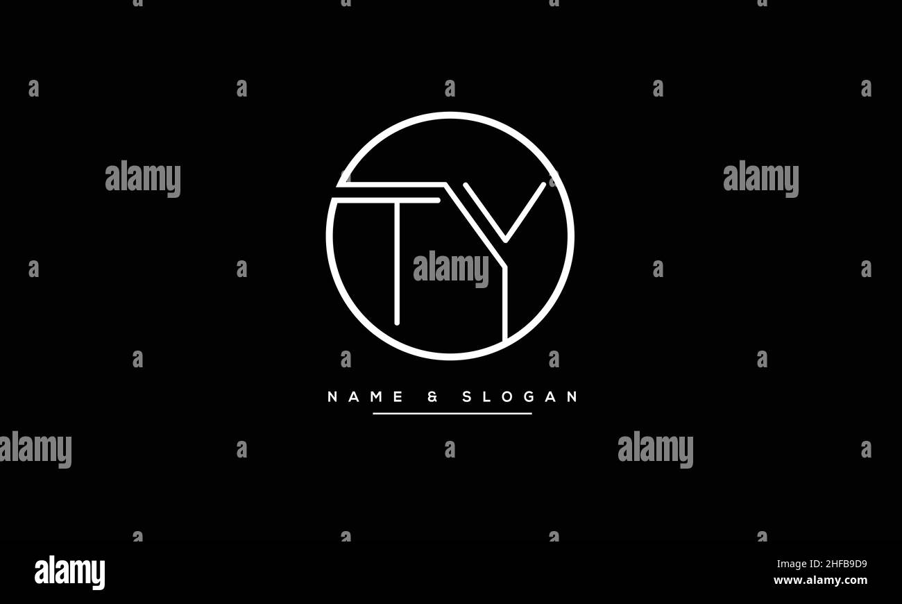 TY, YT Abstract Letters Logo monogram Stock Vector Image & Art - Alamy