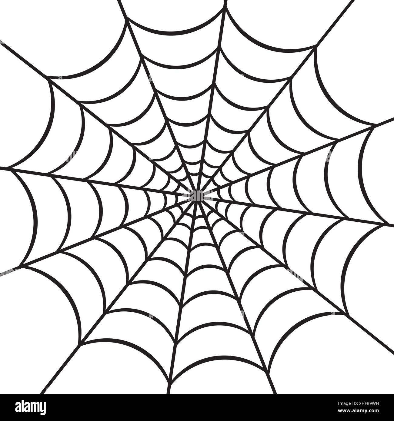 Spider web vector illustration Stock Vector Image & Art - Alamy