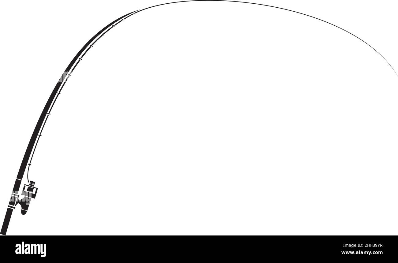 Fishing rod vector illustration Stock Vector Image & Art - Alamy