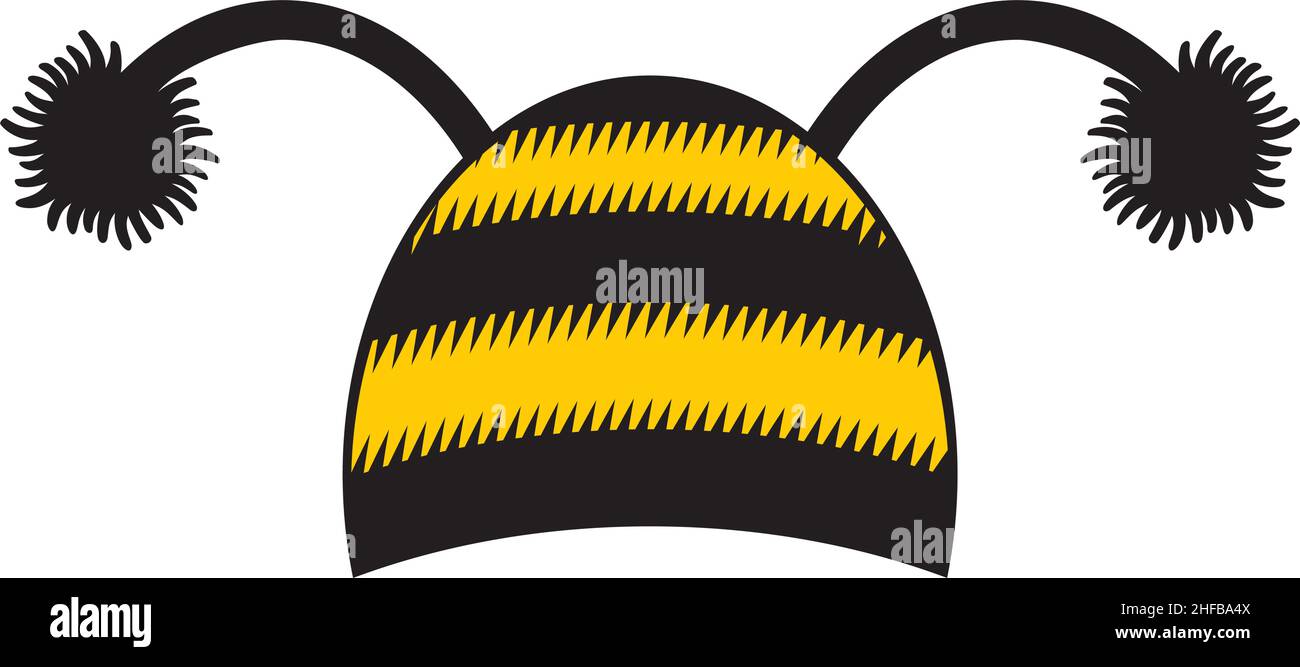 Bee hat vector illustration Stock Vector Image & Art - Alamy