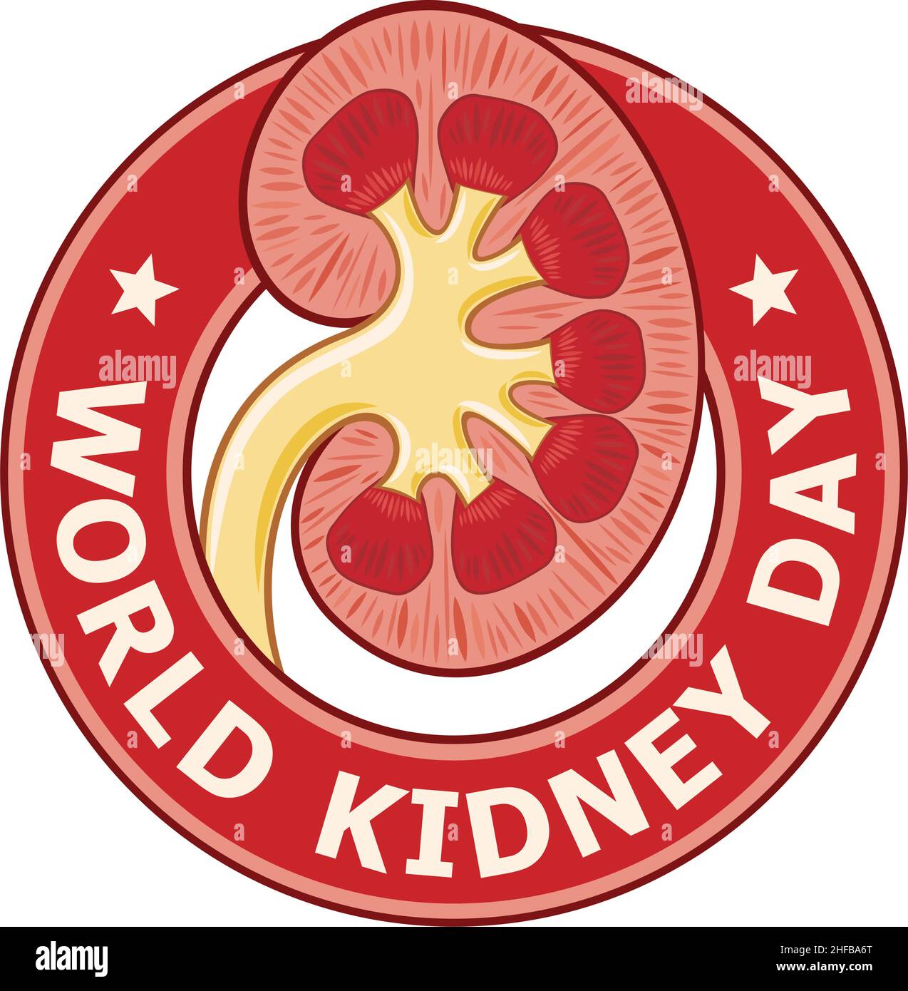 World Kidney Day label vector illustration Stock Vector Image & Art - Alamy