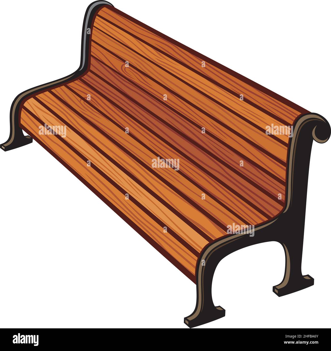 Park Bench Vector Illustration Stock Vector Image And Art Alamy