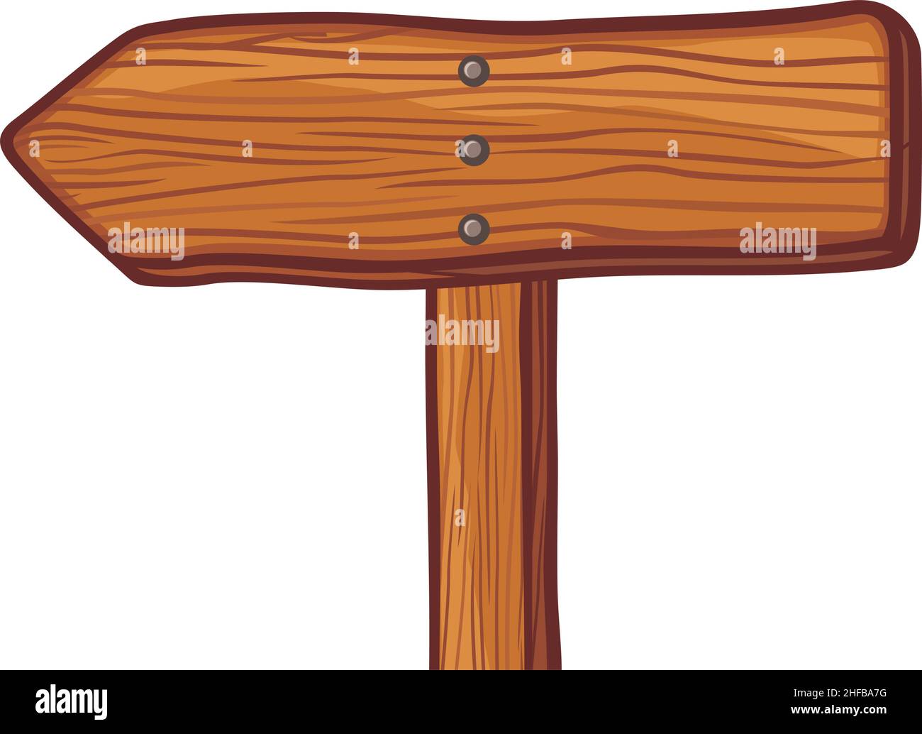 Wooden signboard vector illustration Stock Vector Image & Art - Alamy