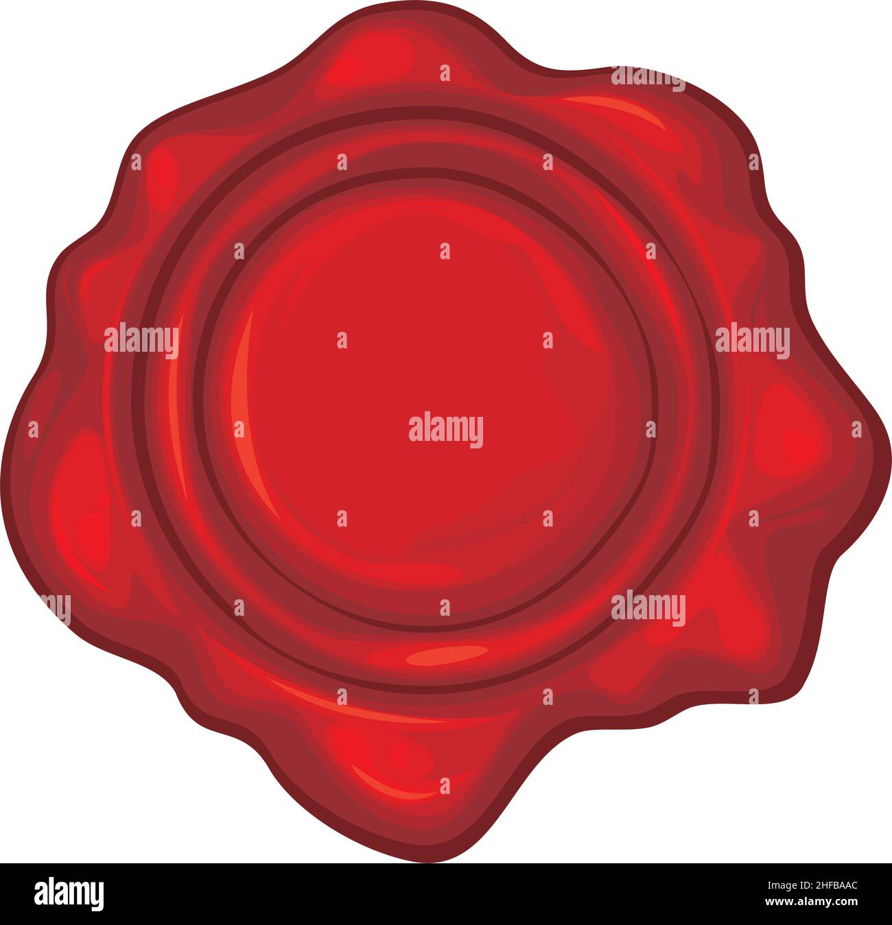 Wax seal vector illustration Stock Vector Image & Art - Alamy
