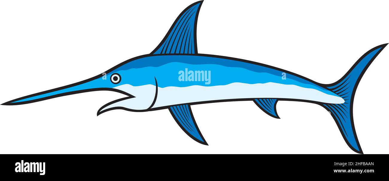 Sword fish vector illustration Stock Vector Image & Art - Alamy