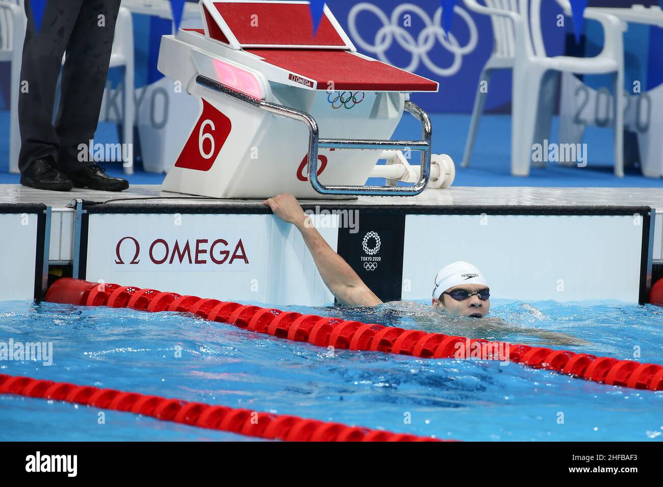 JULY 26th, 2021 - TOKYO, JAPAN: Evgeny Rylov of the Russian Olympic ...