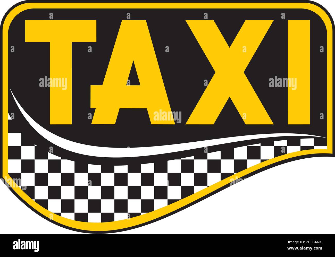 Taxi vector illustration Stock Vector Image & Art - Alamy