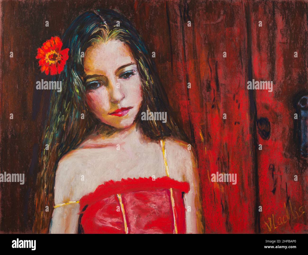 Dancer in red dress hi-res stock photography and images - Alamy