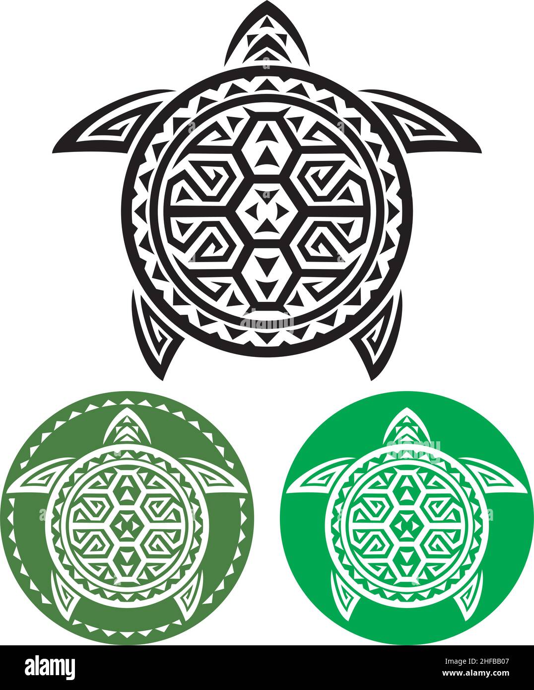 Tribal tattoo turtle vector illustration Stock Vector Image & Art - Alamy