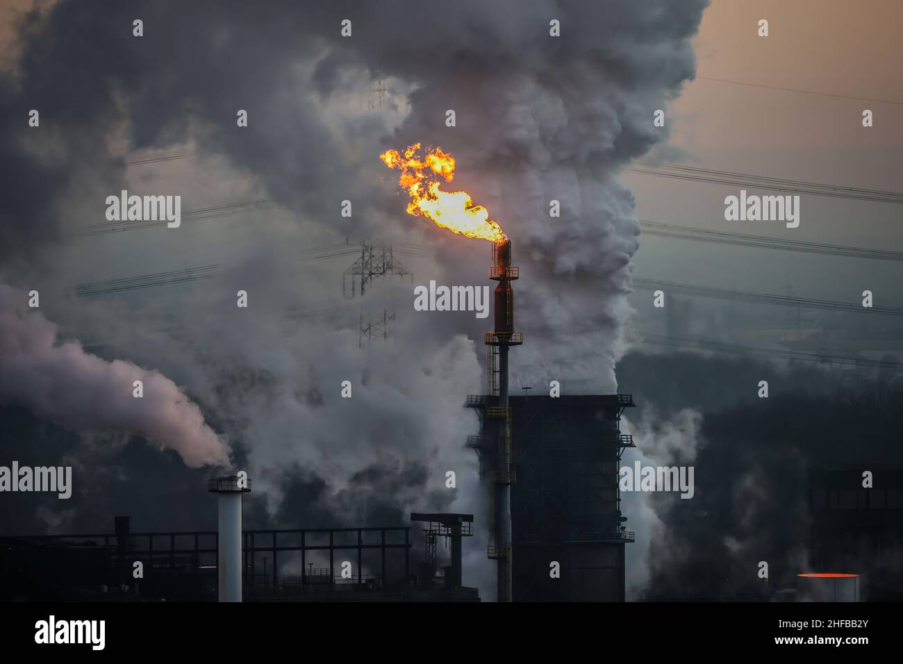 Bottrop, North Rhine-Westphalia, Germany - The Prosper coking plant is ...