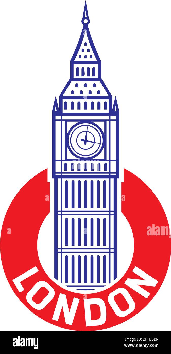Big Ben label vector illustration Stock Vector Image & Art - Alamy