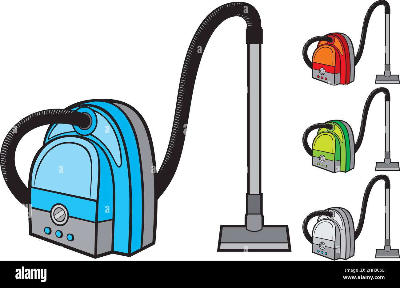 Vacuum cleaner vector illustration Stock Vector Image & Art - Alamy