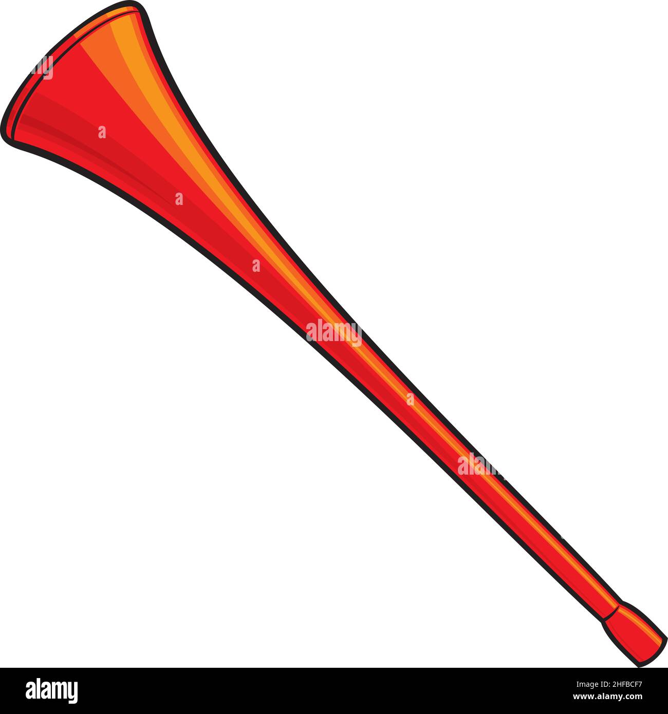 Vuvuzela vector illustration Stock Vector Image & Art - Alamy