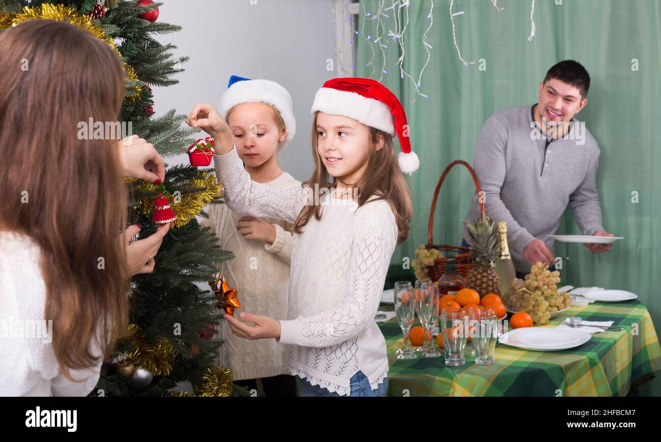 Girl 9 decorating hi-res stock photography and images - Alamy