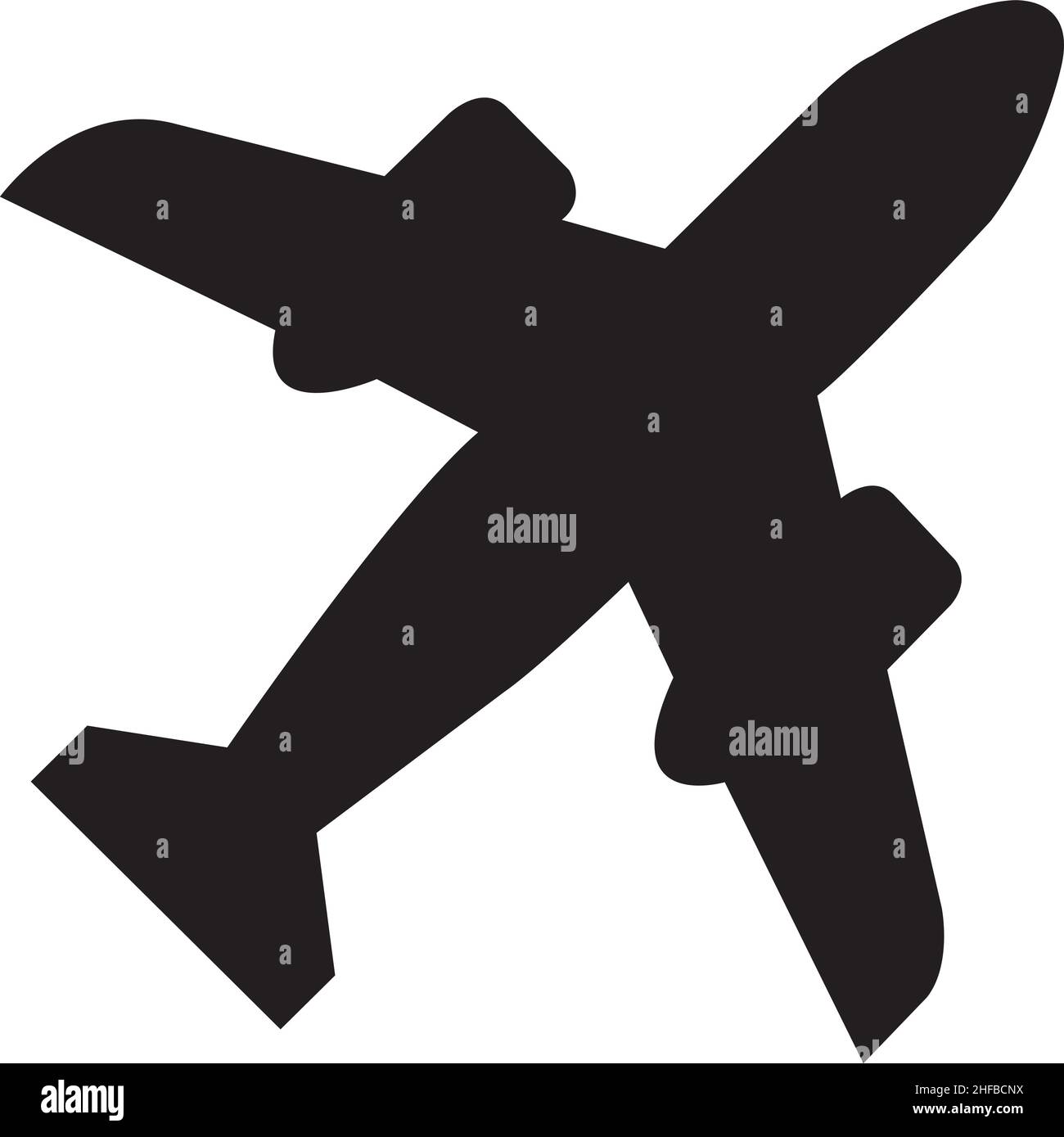 Plane icon vector, illustration Stock Vector Image & Art - Alamy