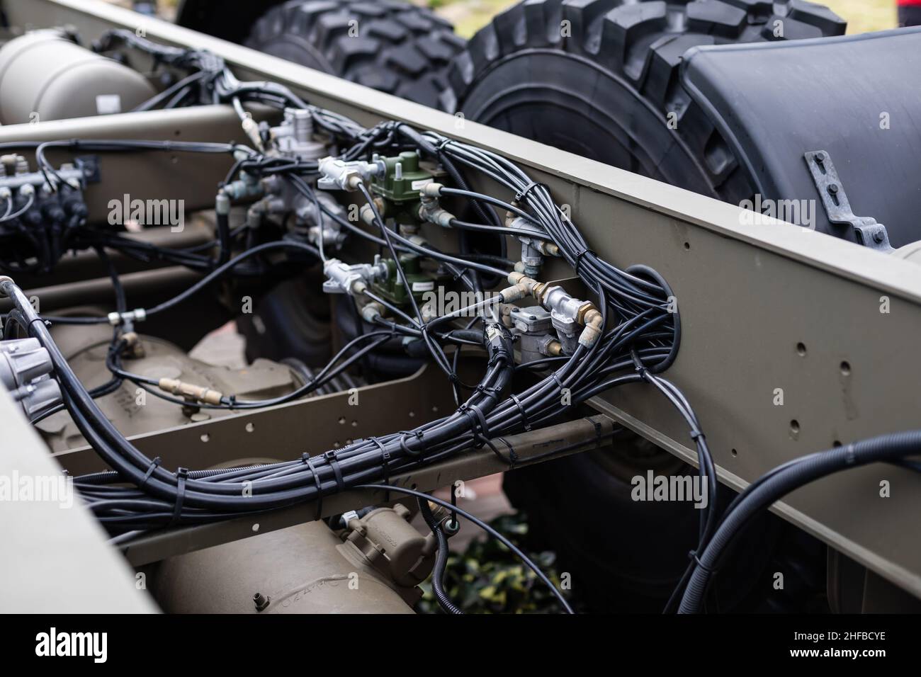 the interior of the old jet engine close-up Stock Photo - Alamy
