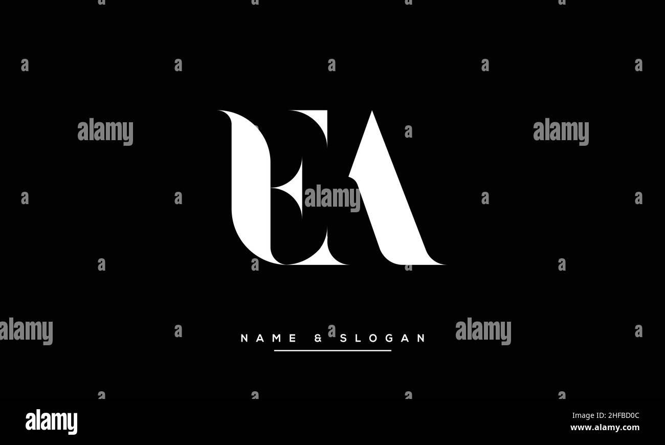 EA, AE Abstract Letters Logo monogram Stock Vector Image & Art - Alamy
