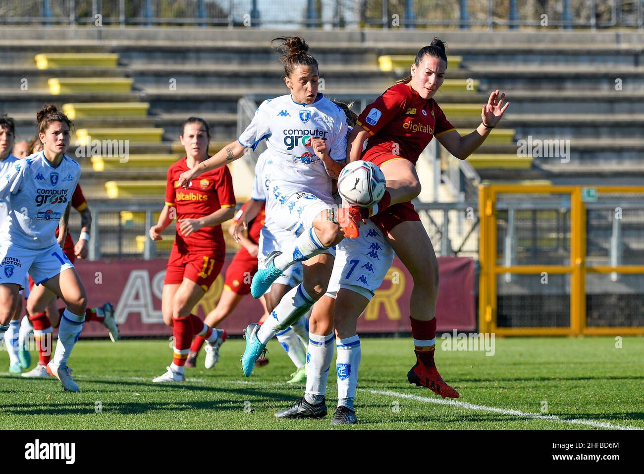 Rome, Italy. 15th Jan, 2022. Elisabetta Oliviero (Empoli Ladies) Alice ...