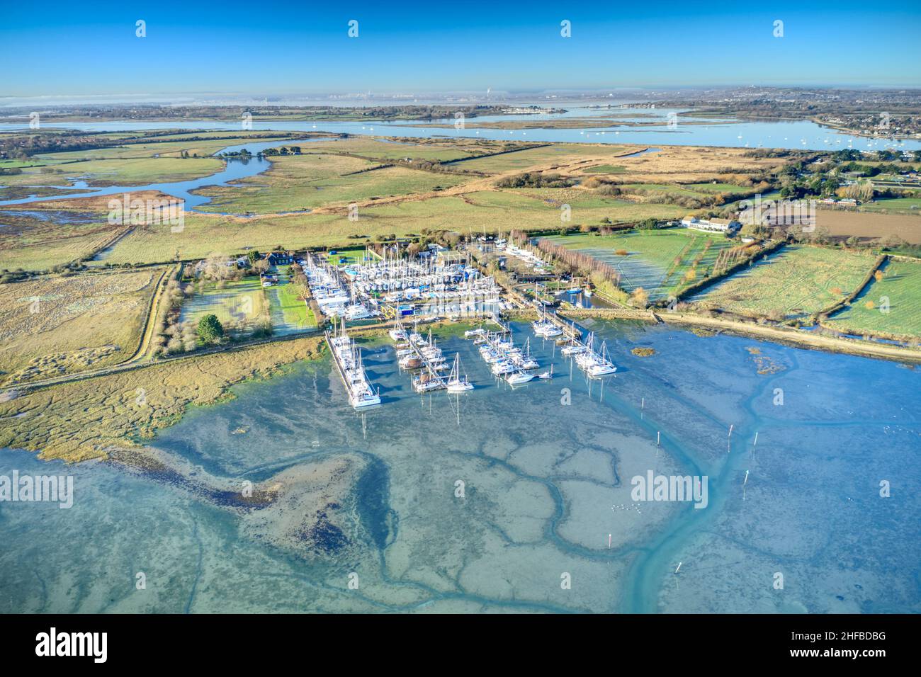 Emsworth harbour aerial hi-res stock photography and images - Alamy