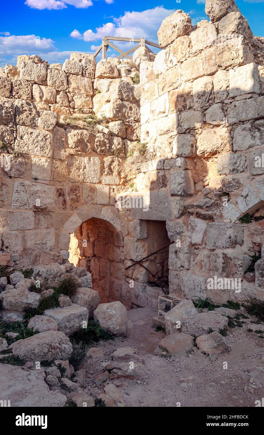 Ajloun castle inside hi-res stock photography and images - Alamy