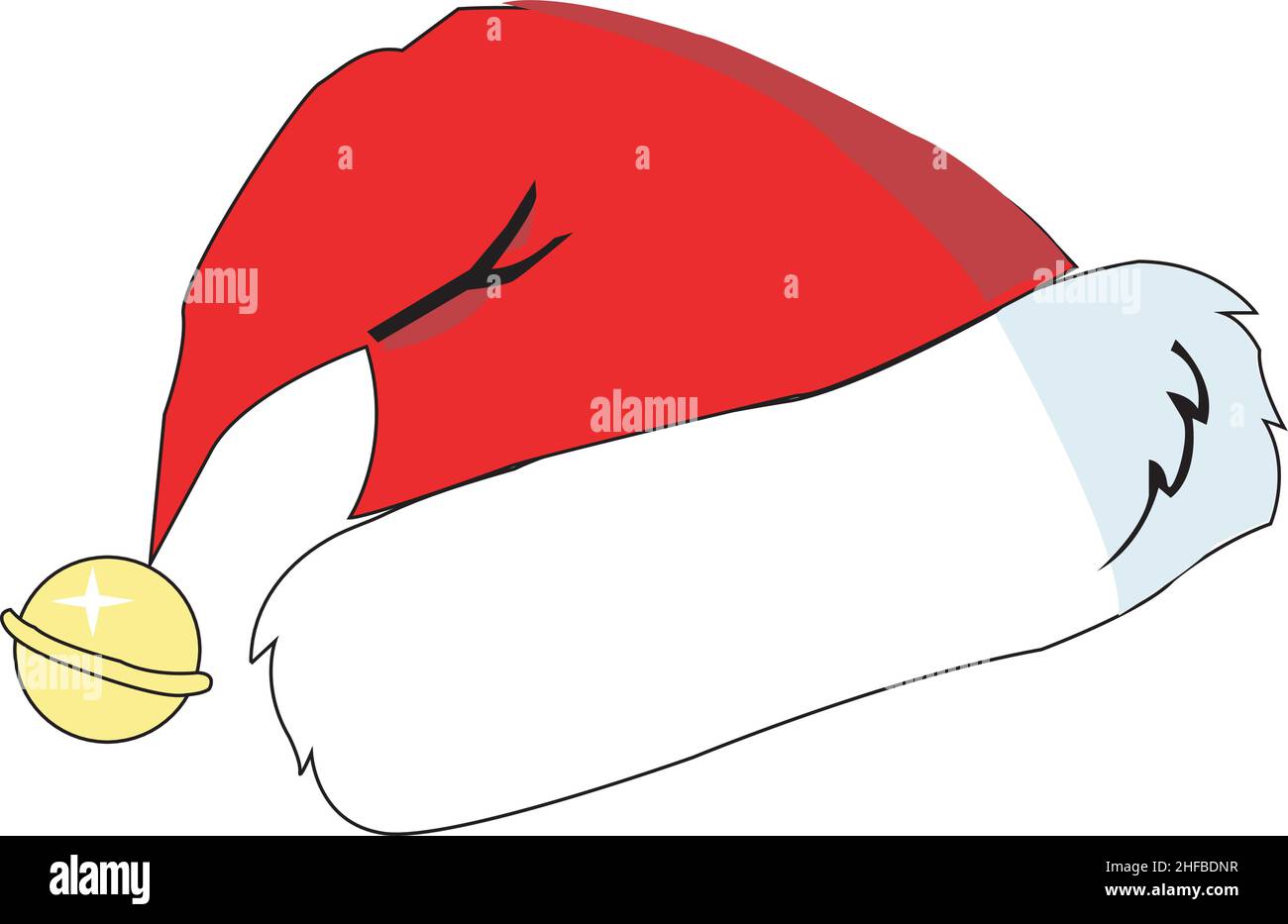 Close up view santa claus Stock Vector Images - Alamy