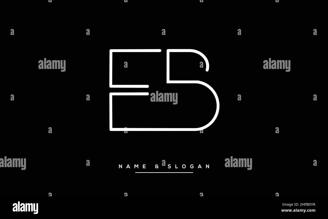 Eb real estate symbol Stock Vector Images - Alamy