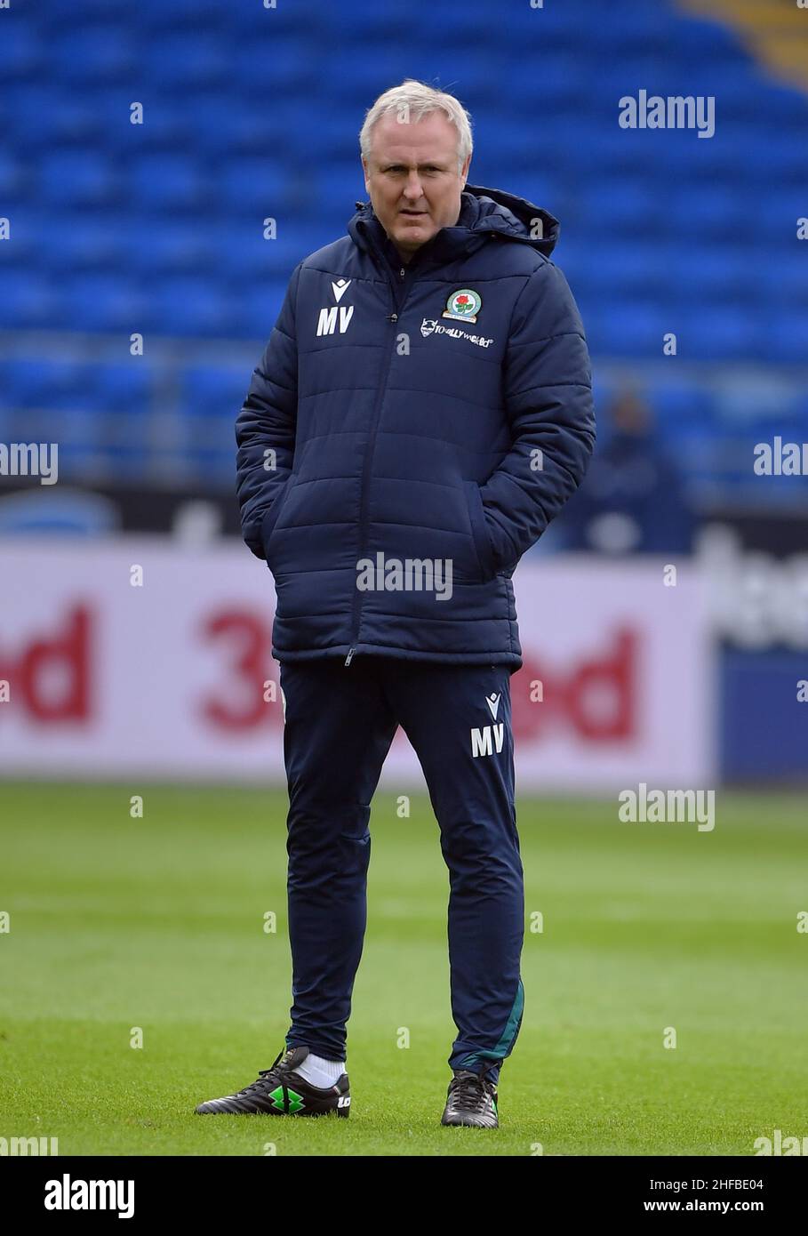 Blackburn Rovers assistant head coach Mark Venus before the Sky Bet ...