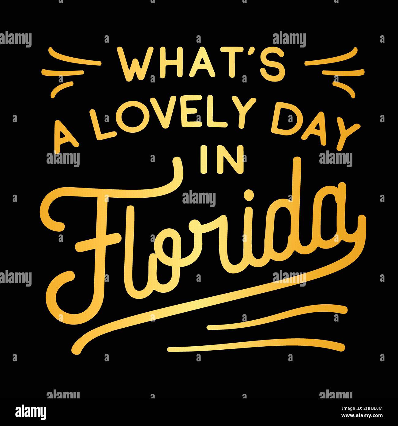 Florida Handwritten Letters. Florida Typography Quotes. Florida ...