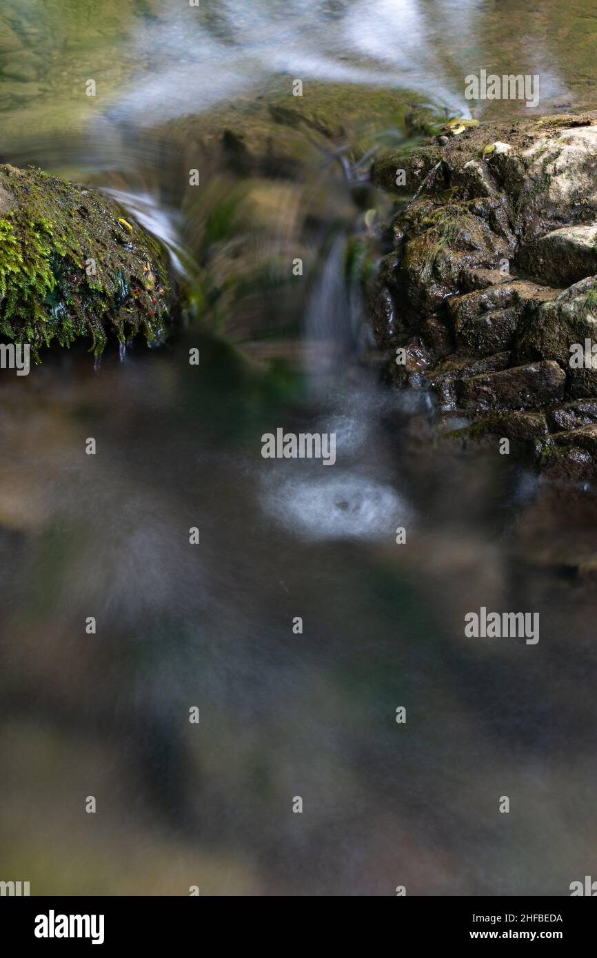 Tranquil mountain stream flows hi-res stock photography and images - Alamy
