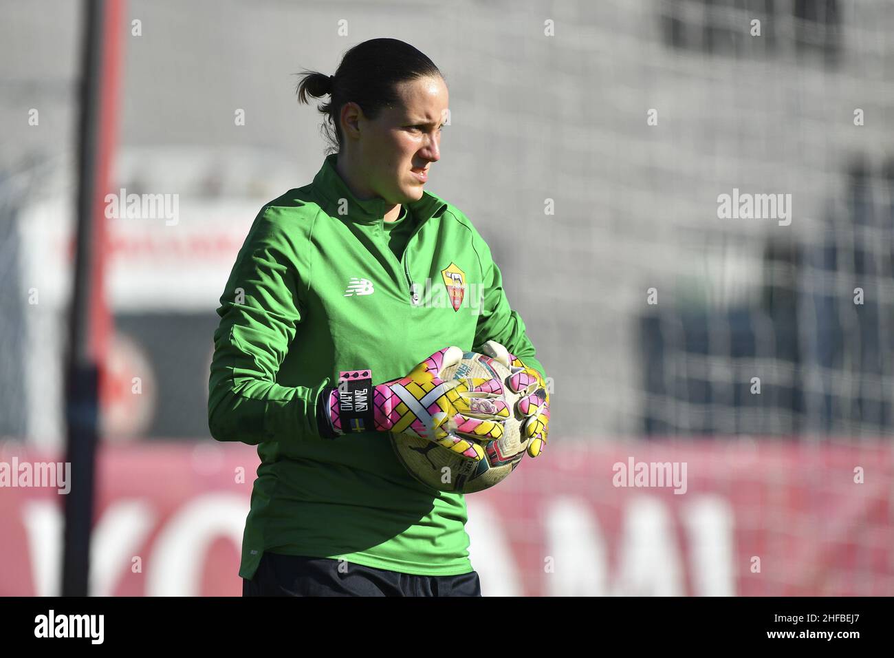 Rome, Italy. 15th Jan, 2022. Emma Lind of A.S. Roma Women, during the ...