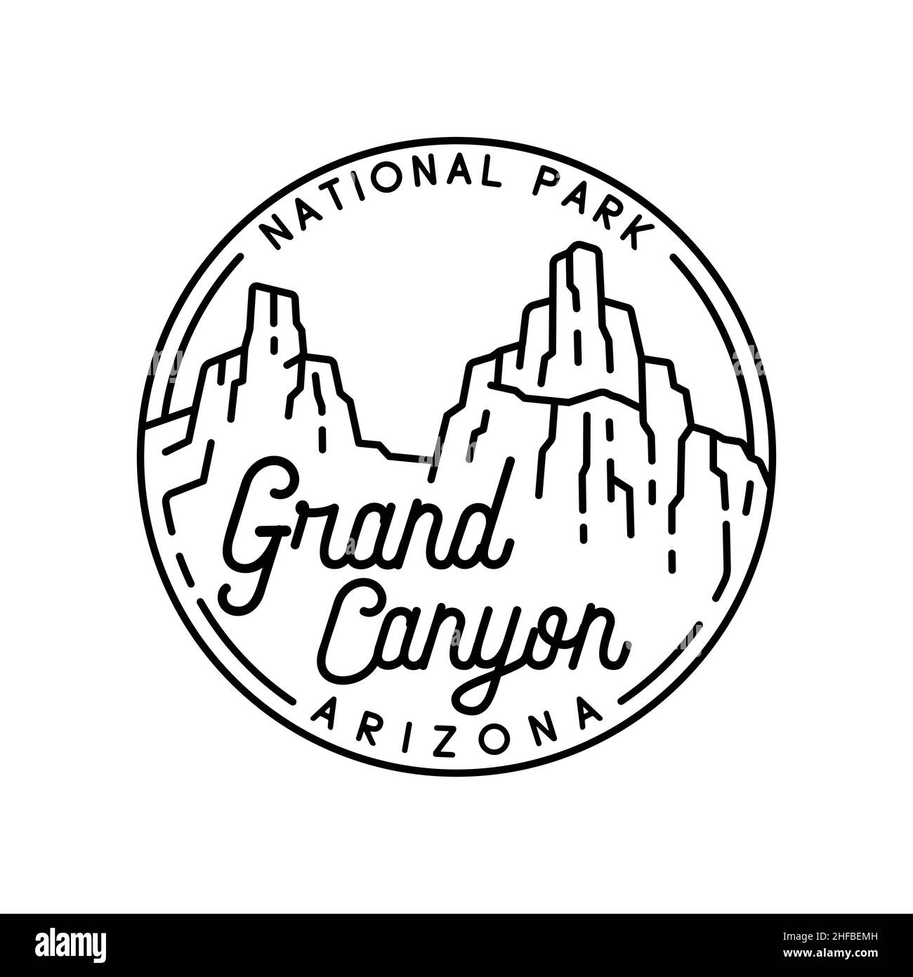 Arizona sign the grand canyon state Cut Out Stock Images & Pictures - Alamy