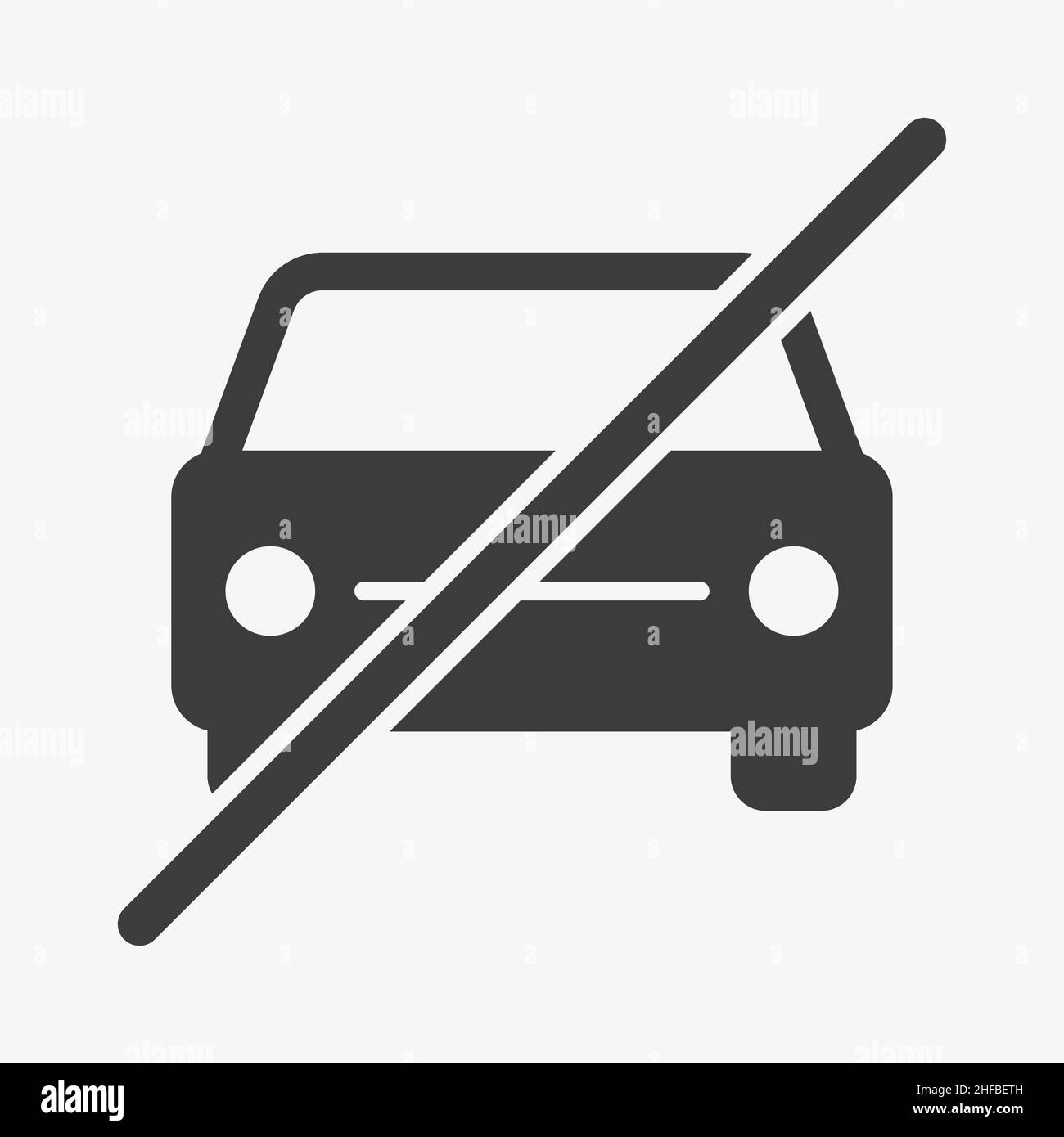 No vehicles allowed traffic sign Cut Out Stock Images & Pictures - Alamy