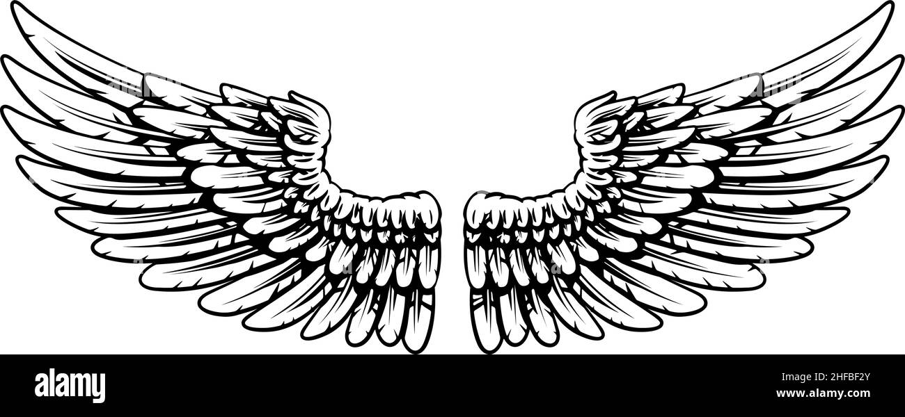 Spread wings and angel Cut Out Stock Images & Pictures - Alamy
