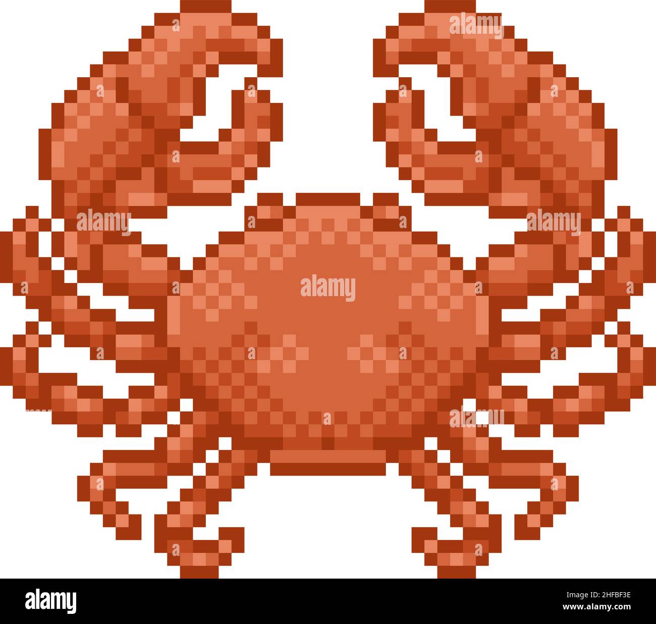 Zodiac Horoscope Astrology Cancer Pixel Art Sign Stock Vector Image & Art - Alamy