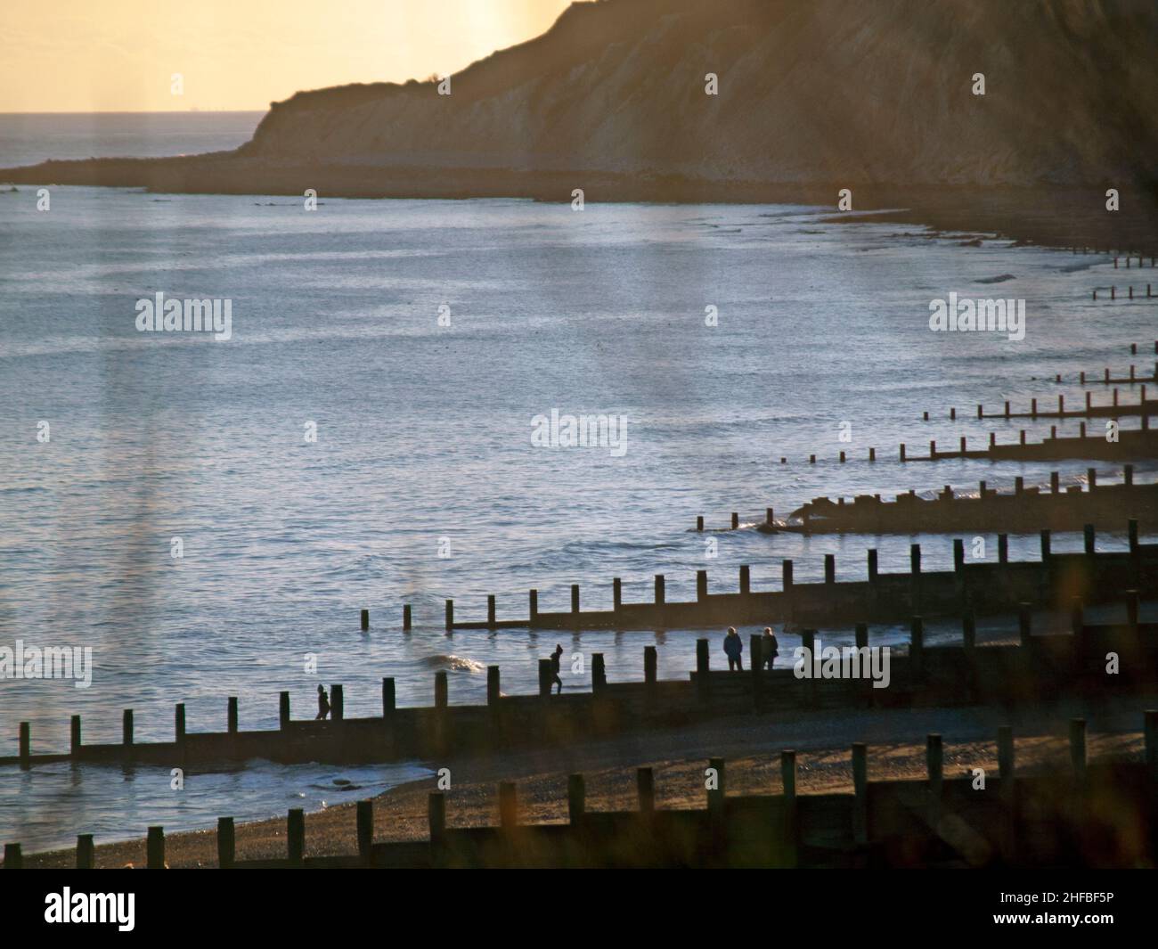 Eastbourne sea beach defences hi-res stock photography and images - Alamy