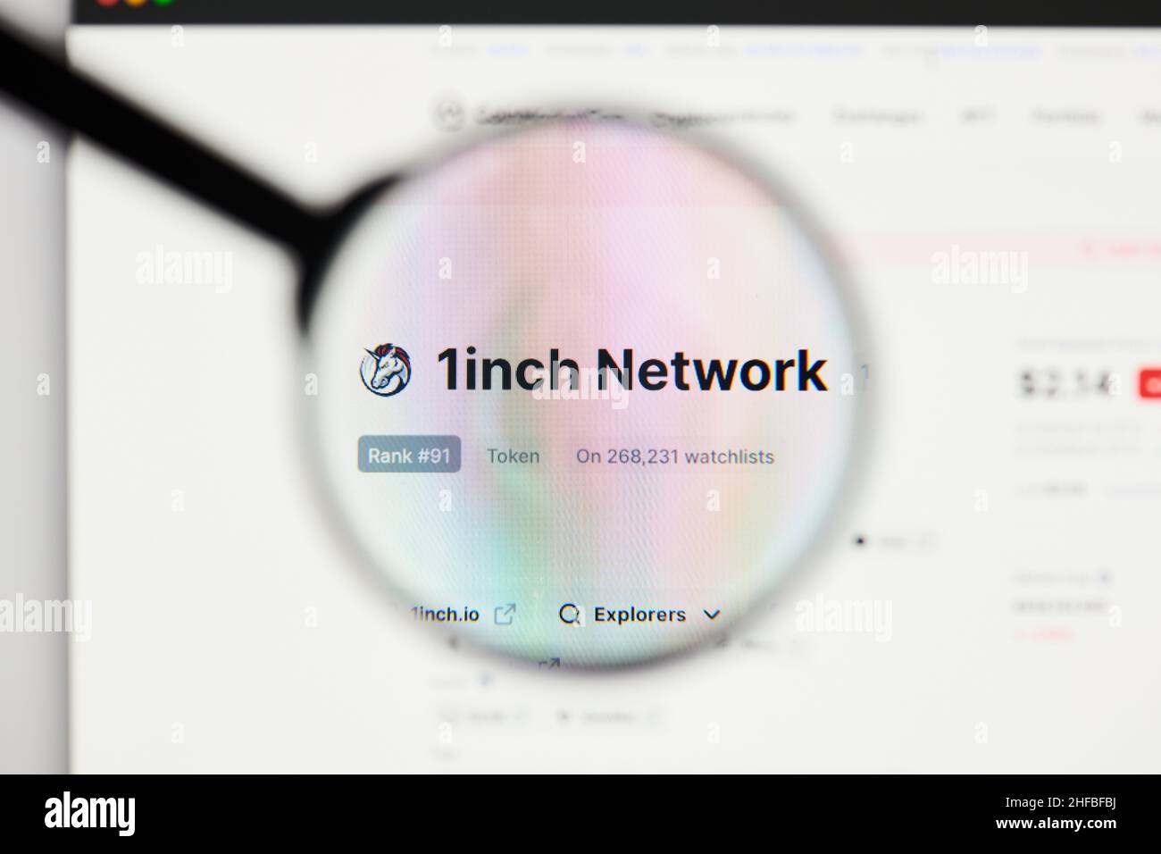 1inch token hi-res stock photography and images - Alamy