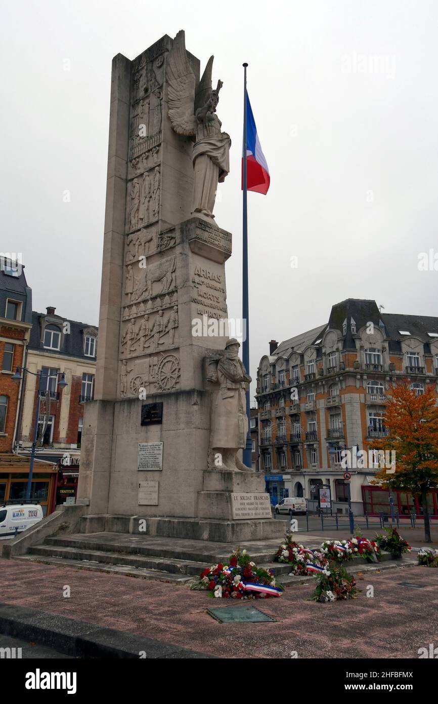 War Memorial, Arras, France Stock Photo - Alamy