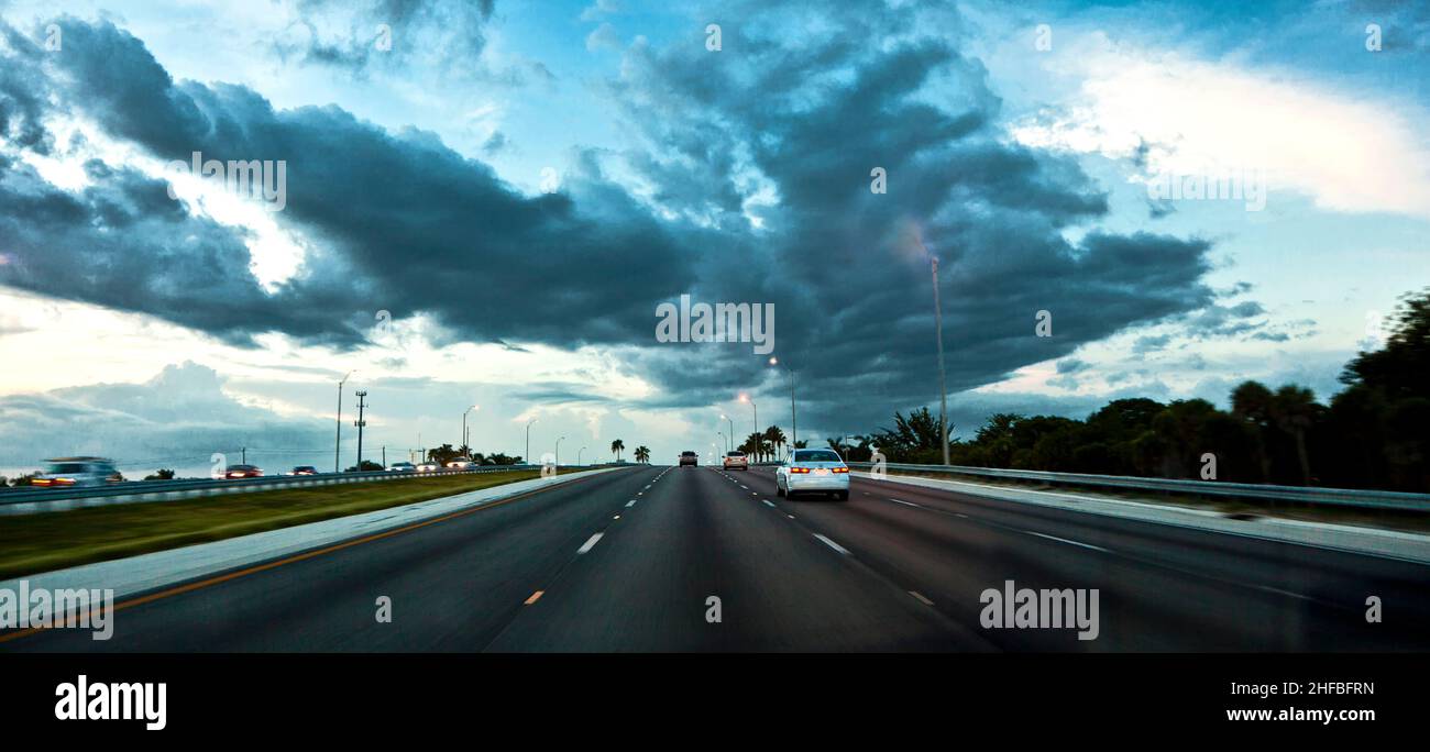Driving in the clouds hi-res stock photography and images - Alamy