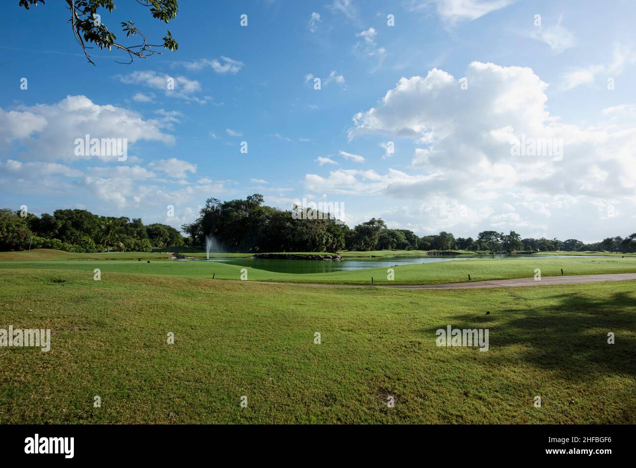 Panoramic view golf course hi-res stock photography and images - Alamy