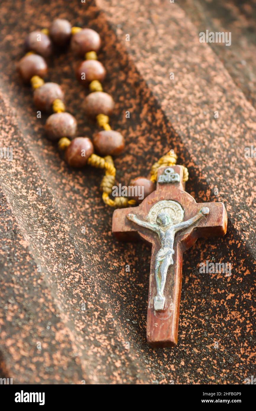 Rosary Jesus Christ Rosary photo Stock Photo - Alamy