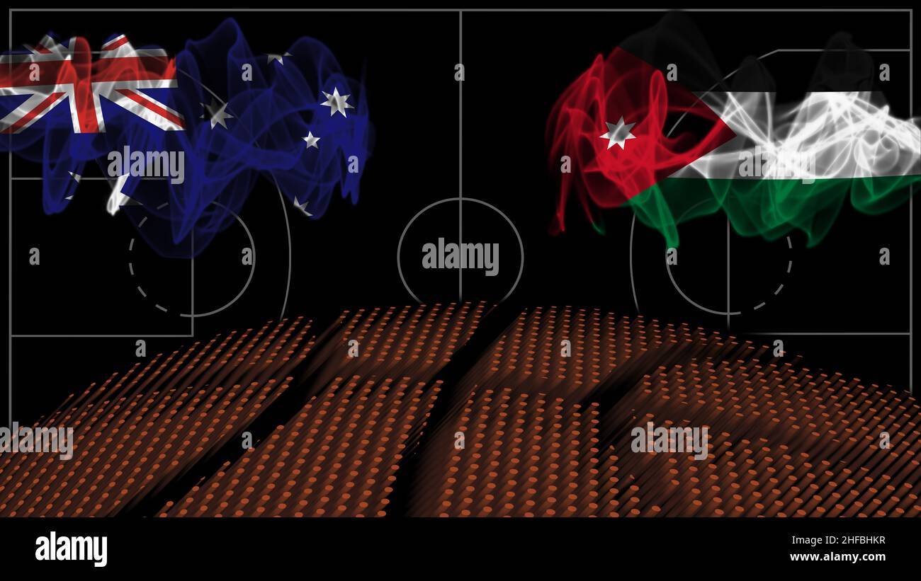 Australia jordan flag hi-res stock photography and images - Alamy