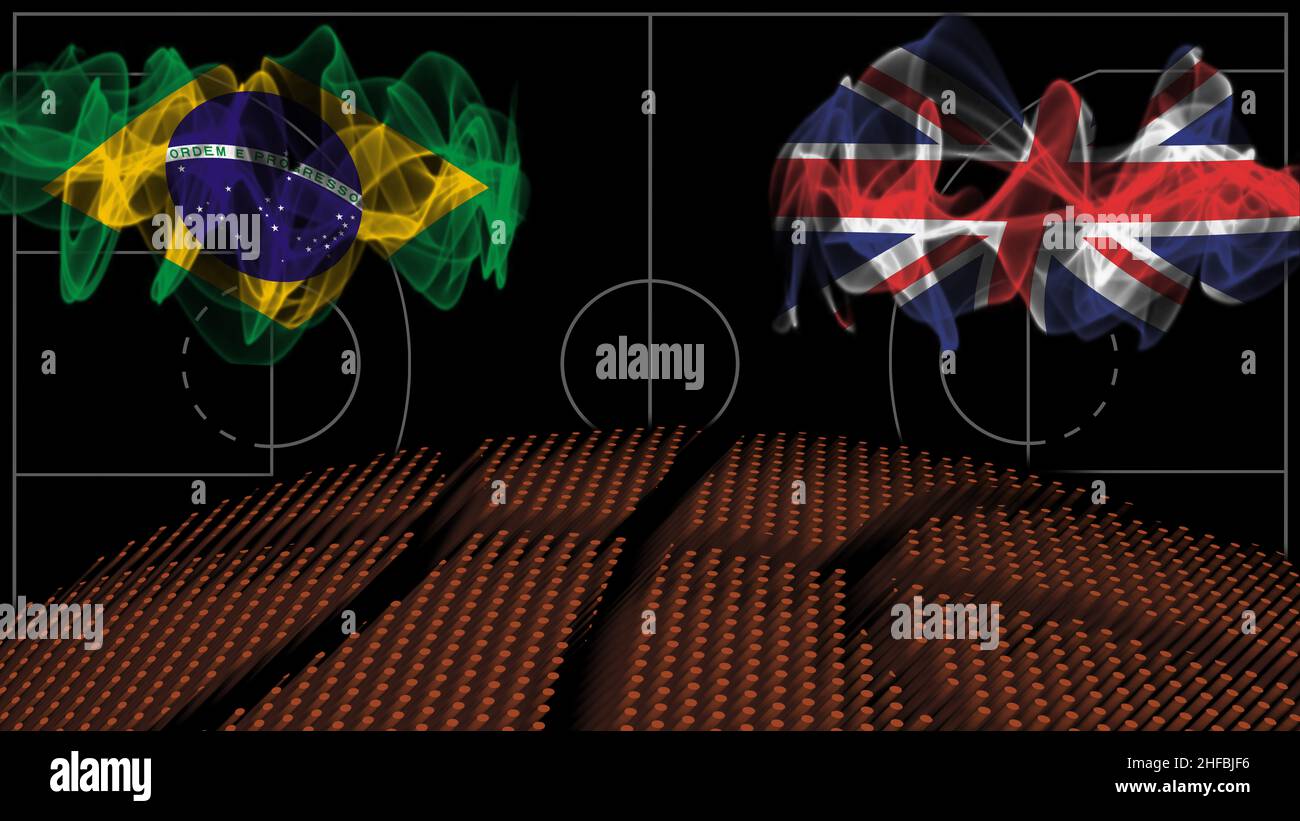 Brazil vs great britain hi-res stock photography and images - Alamy